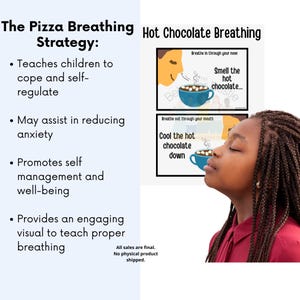 Hot Chocolate Breathing Strategy: Calming Visual for Kids (printable ...