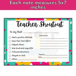 Digital Teacher Note for Students, Teacher Mail, Positive Note Home ...