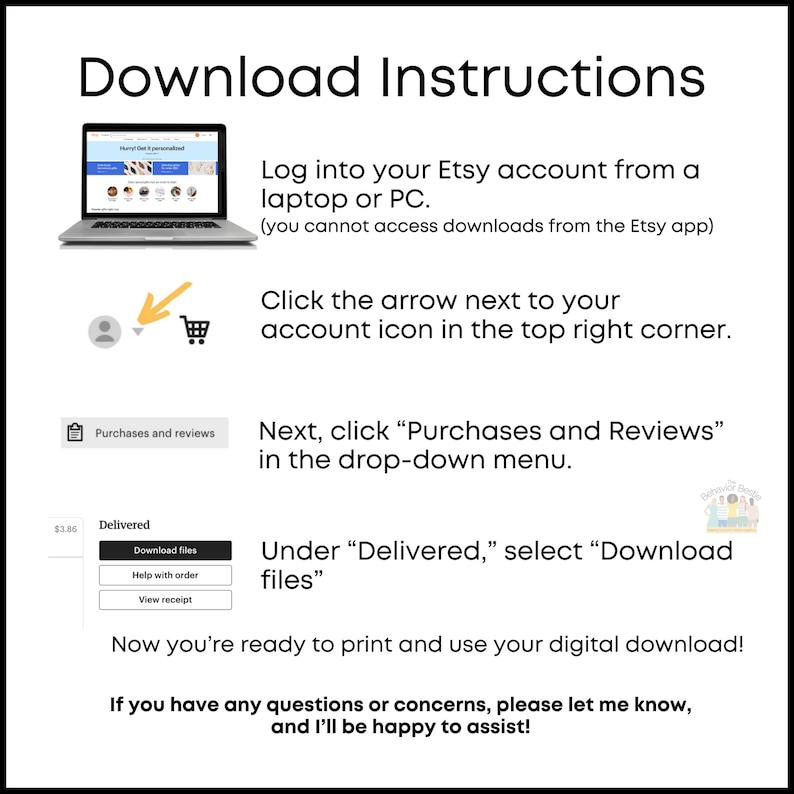 Visual Behavior Cue Cards for Kids: Classroom Management (digital ...