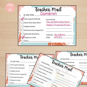 Editable Teacher Notes: Positive Behavior, Classroom Management (PDF ...