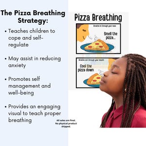 Pizza Breathing Strategy: Calming Skills for Kids (printable PDF) - Etsy