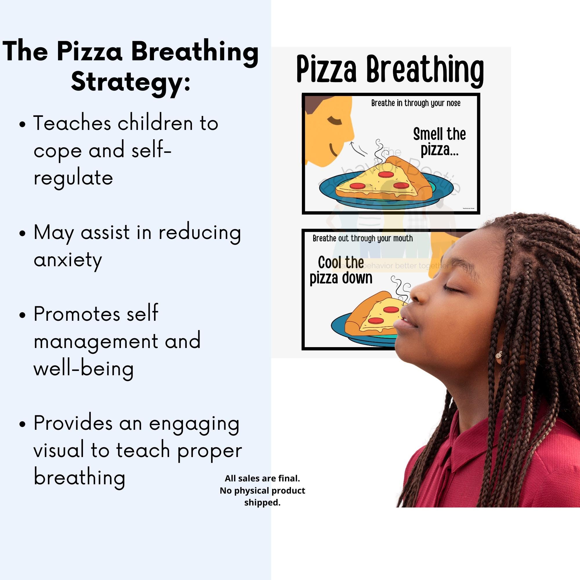 Pizza Breathing Strategy | Coping Skills| Breathing Visual for Kids ...