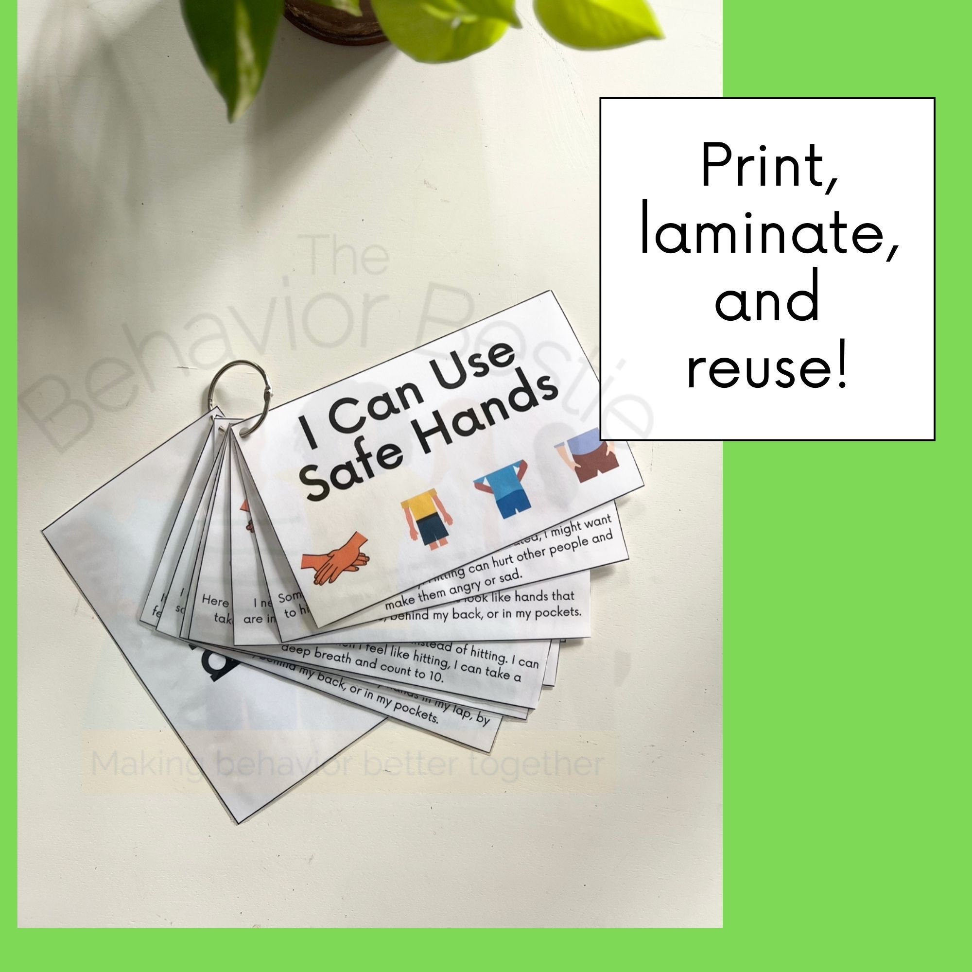 I Can Use Safe Hands, Social Narrative for Hitting, Teach Self Control ...