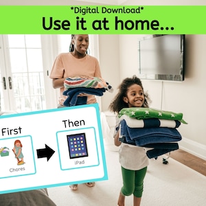 First Then Board | Visual Schedule | Visual Support | Behavior Support ...