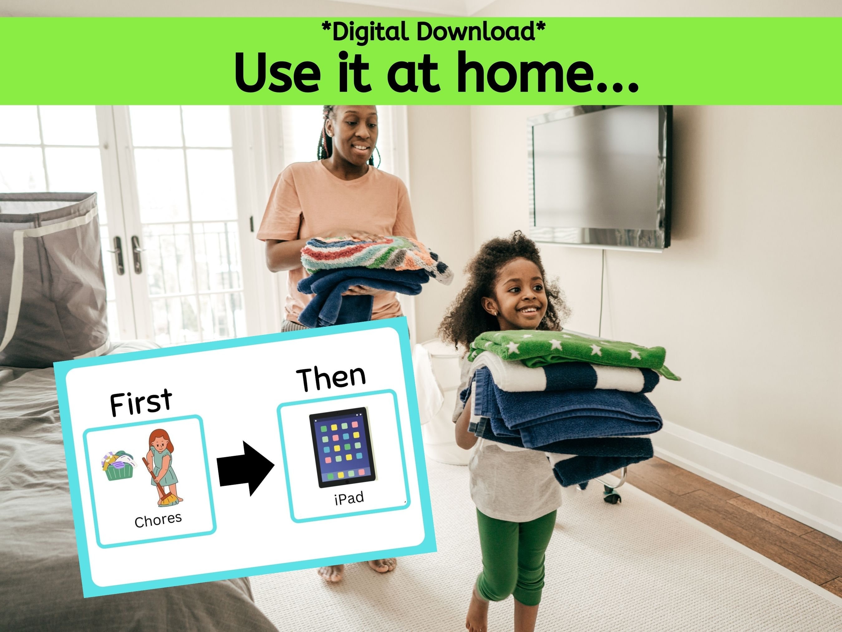 First Then Board Visual Schedule Visual Support Behavior - Etsy UK