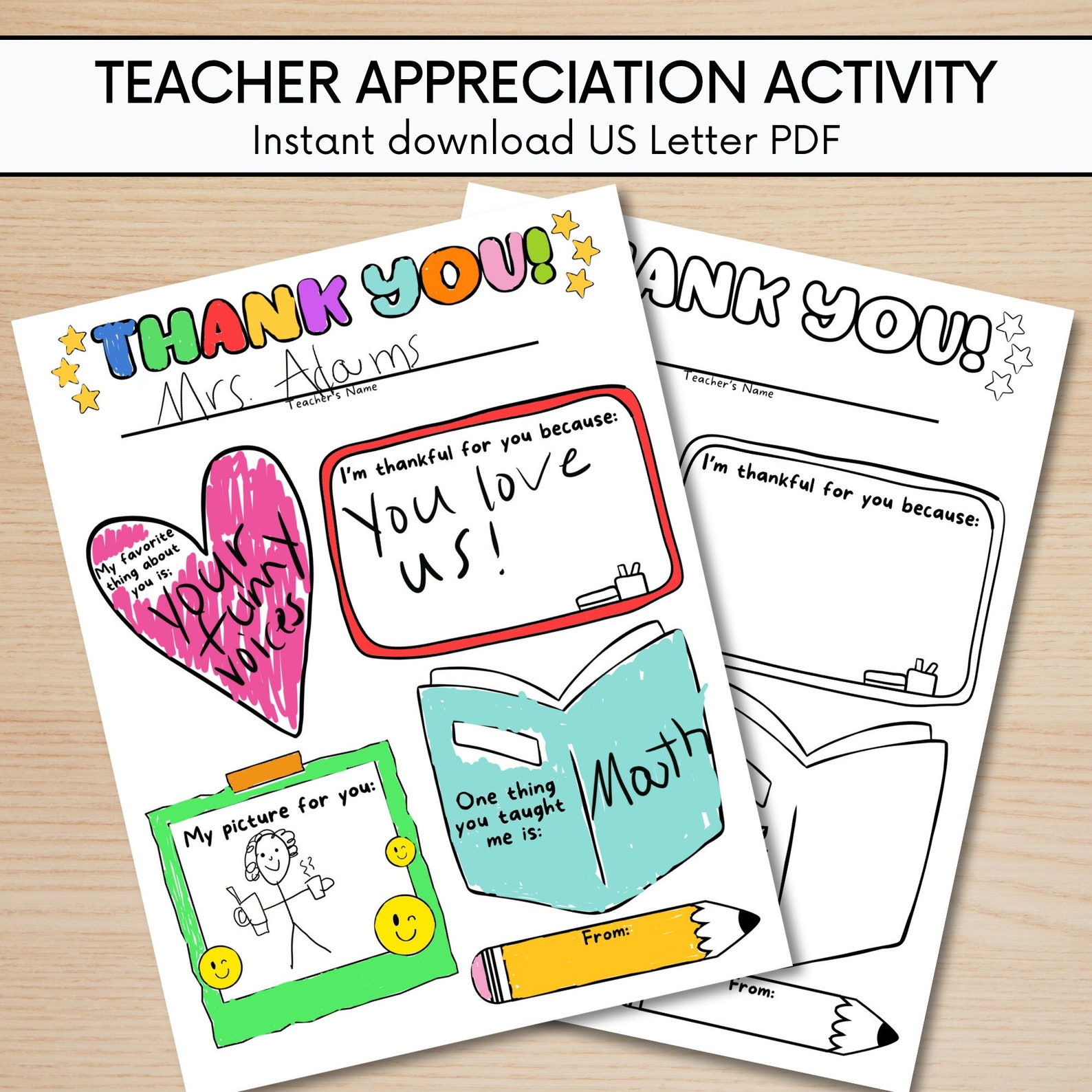 Teacher Appreciation Printable, Kindergarten Teacher Appreciation ...