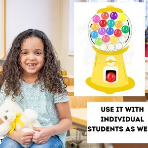 Gumball Reward Chart: Classroom Behavior Management (digital Download ...