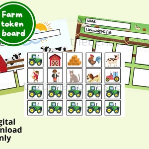 Tractor Reward Chart: Farm Chore Tracker (PDF Digital Download) - Etsy