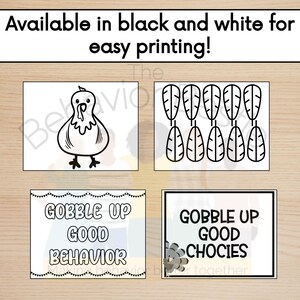 Class Wide Reward System, Turkey Theme, Thanksgiving Class Reward ...