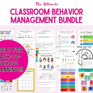 Classroom Behavior Management Bundle | Back to School | Behavior ...