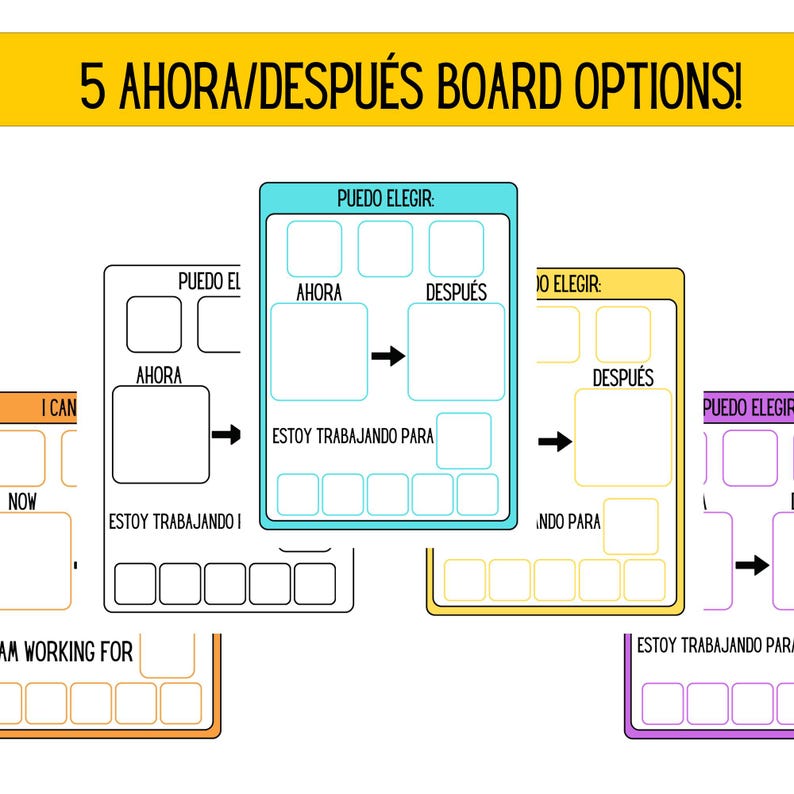 Spanish First-then Board: Autism Visual Supports With Tokens - Etsy