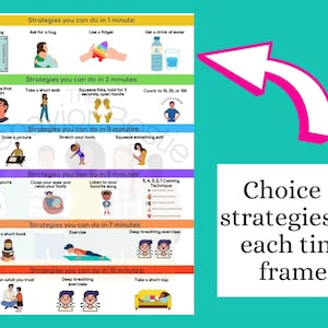 Autism Break Card: Visual Support, Calming Strategies (PDF Pattern) - Etsy