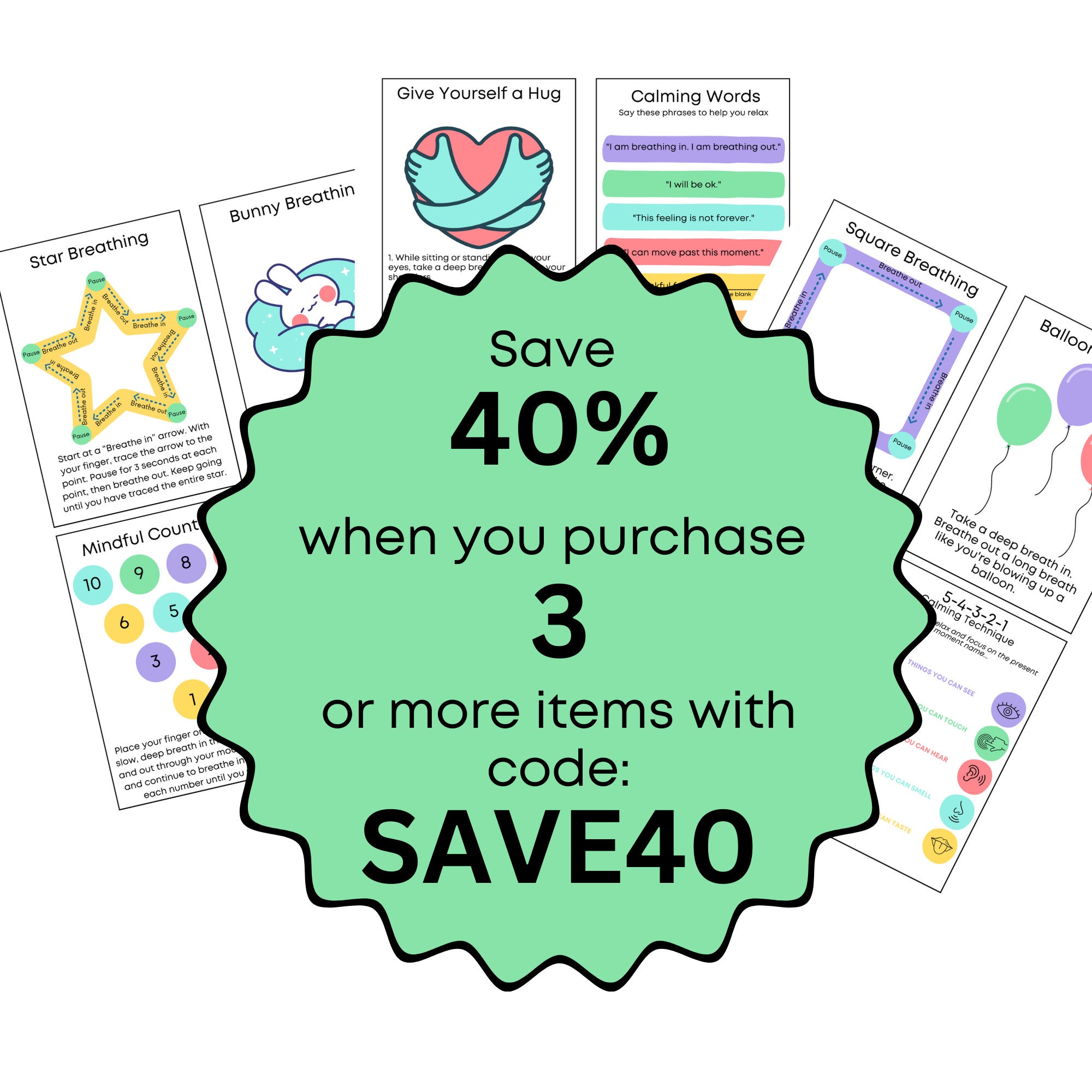 Emotional Regulation Cards for Kids: Coping Skills & Calming Techniques ...