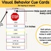 Visual Behavior Cue Cards for Kids: Keyring/lanyard (digital Download ...
