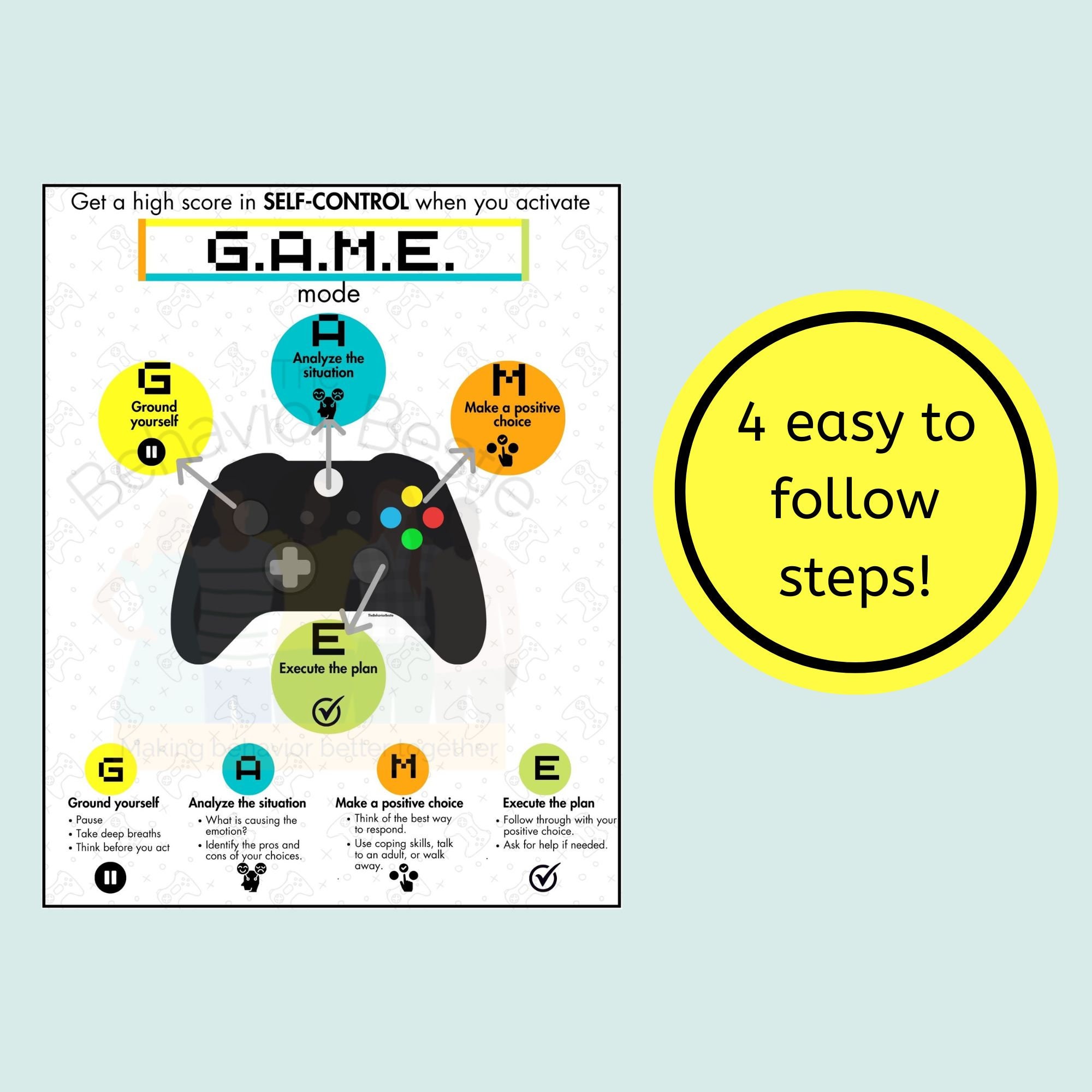 Teach Students Self Control, Executive Functioning Skills, Self Control ...