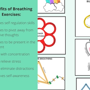 Finger Tracing Breathing Cards | Digital Mindfulness Breathing Cards ...