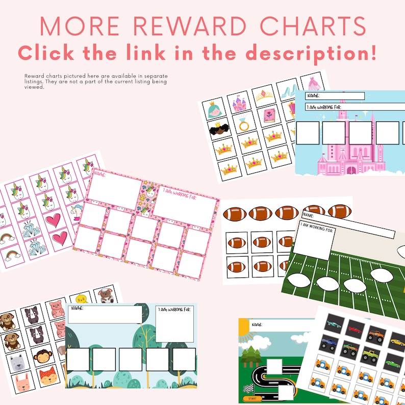 Heart Reward Chart, Valentine's Day Token Board for Kids, Positve ...