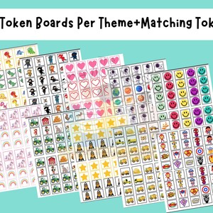 100 Token Boards Bundle | 100 Reward Charts Bundle | Good Behavior ...