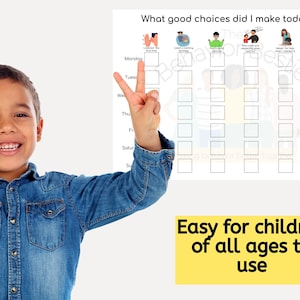 Good Choices Behavior Chart: Positive Reinforcement Checklist (PDF or ...