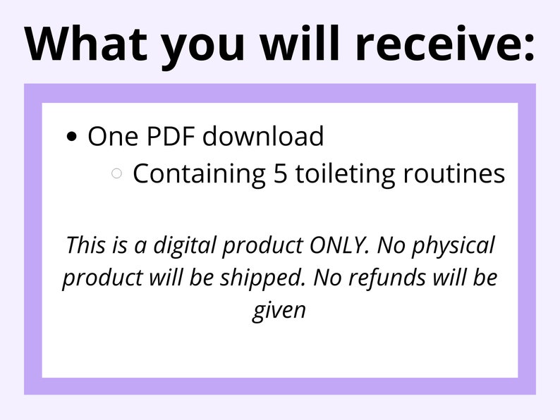 Printable Girl Potty Routine Visual Toileting Routine Bathroom Visual ...