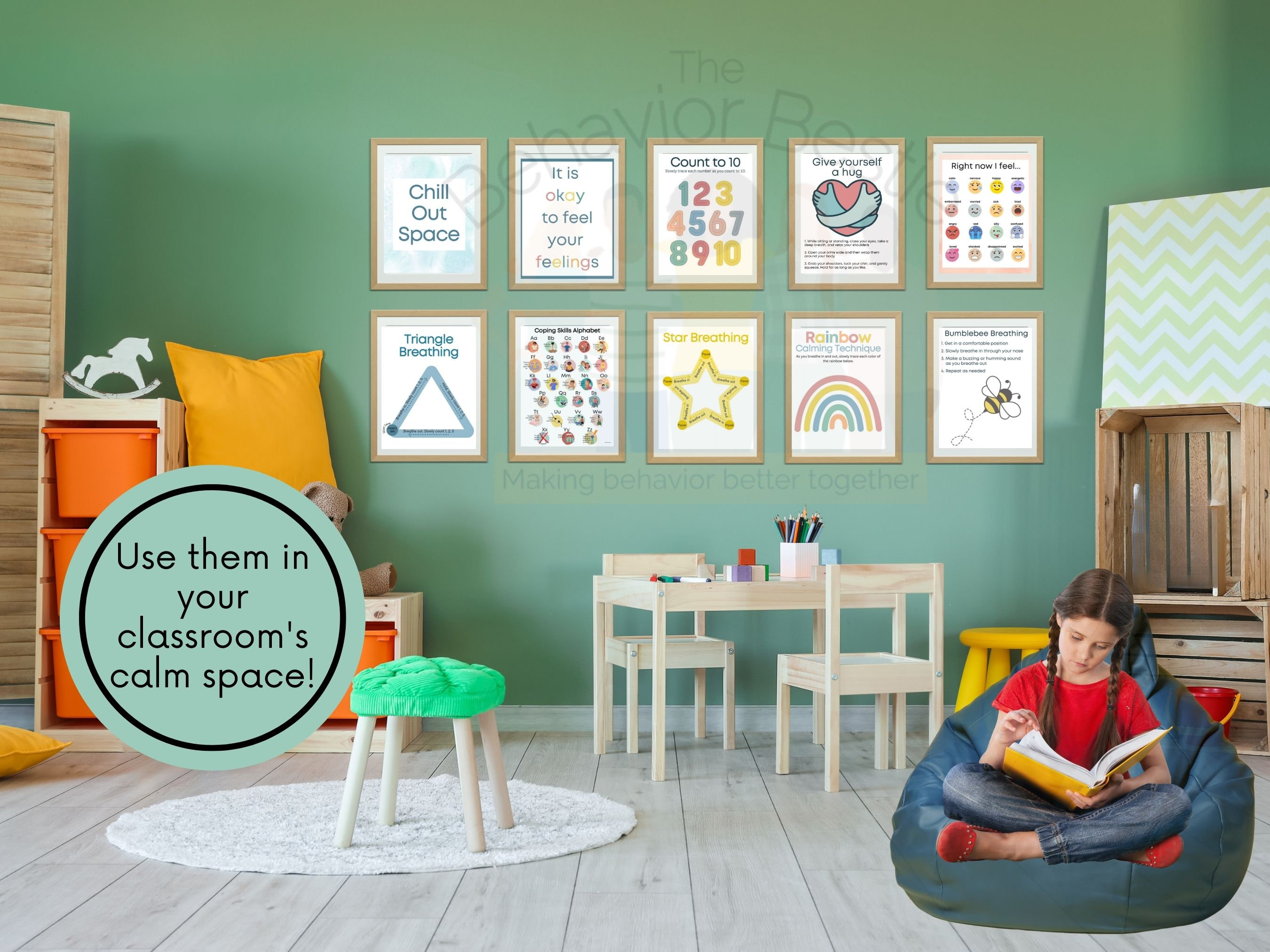 Calm Corner Posters printable Calm Corner Poster Bundle Calm Corner ...