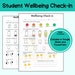 Student Wellbeing Check-in: Daily Emotions Sheet (PDF & PPT) - Etsy