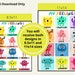 Cute Monster Feelings Chart | Printable Emotions Chart | Cute Monster ...
