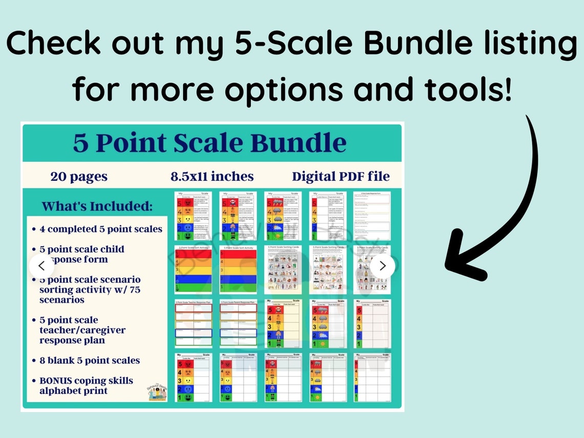 Incredible 5 Point Scale Behavior Scale Feelings Scale 5-point Scale ...