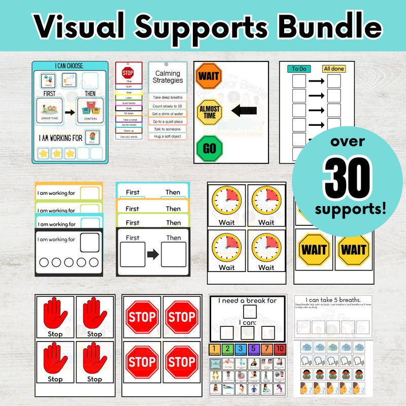 Adhd Visual Schedule - Etsy