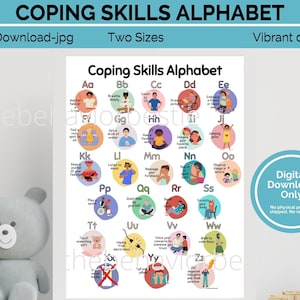 Coping Skills Alphabet for Teens - Etsy