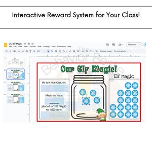 Holiday Reward System for Kids, Elf Report, Positive Classroom, Holiday ...