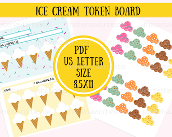 Ice Cream Reward Chart - Etsy