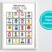 Digital Feelings Poster Printable Emotions Poster Calm Down Corner Cozy ...