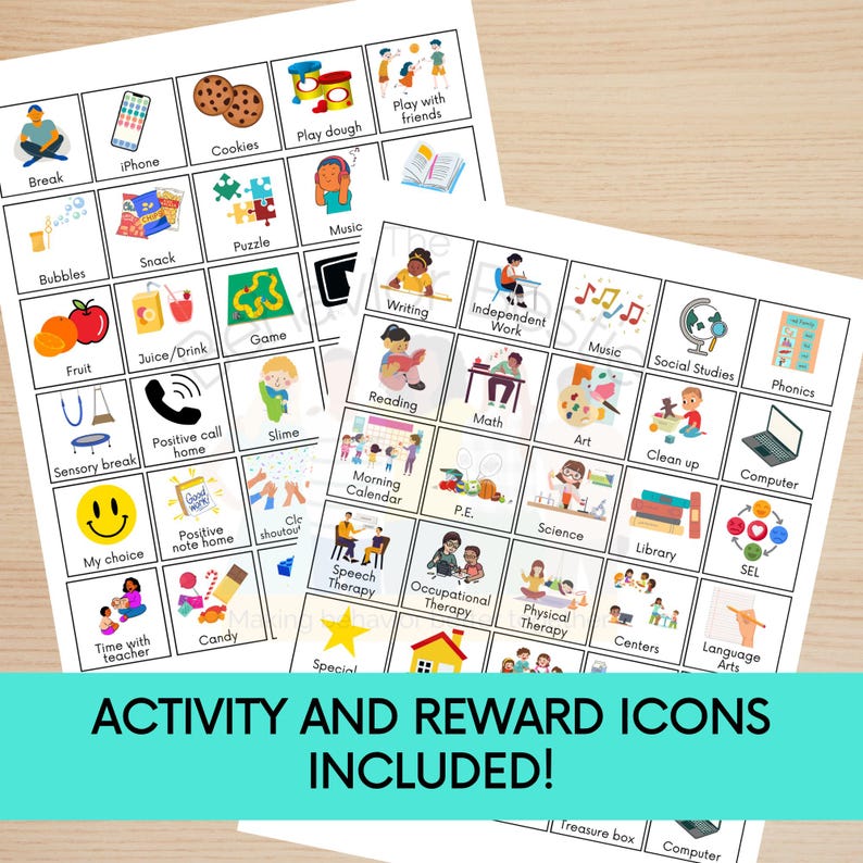 Visual Countdown Boards | Visual Supports for Transitions, Waiting, and ...