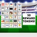 Football Token Board, Sports Reward Chart for Kids, Printable Token ...