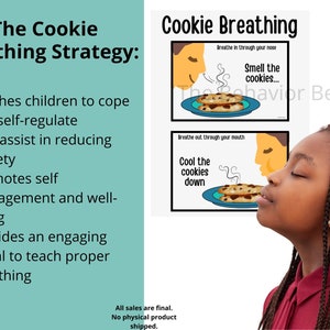 Cookie Breathing Strategy | Coping Skills| Breathing Visual for Kids ...