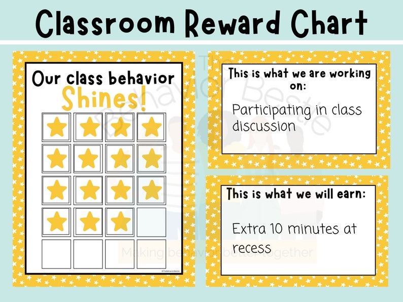 Classroom Reward Charts Whole Class Reward System - Etsy Classroom Reward Charts Whole Class Reward System - Etsy