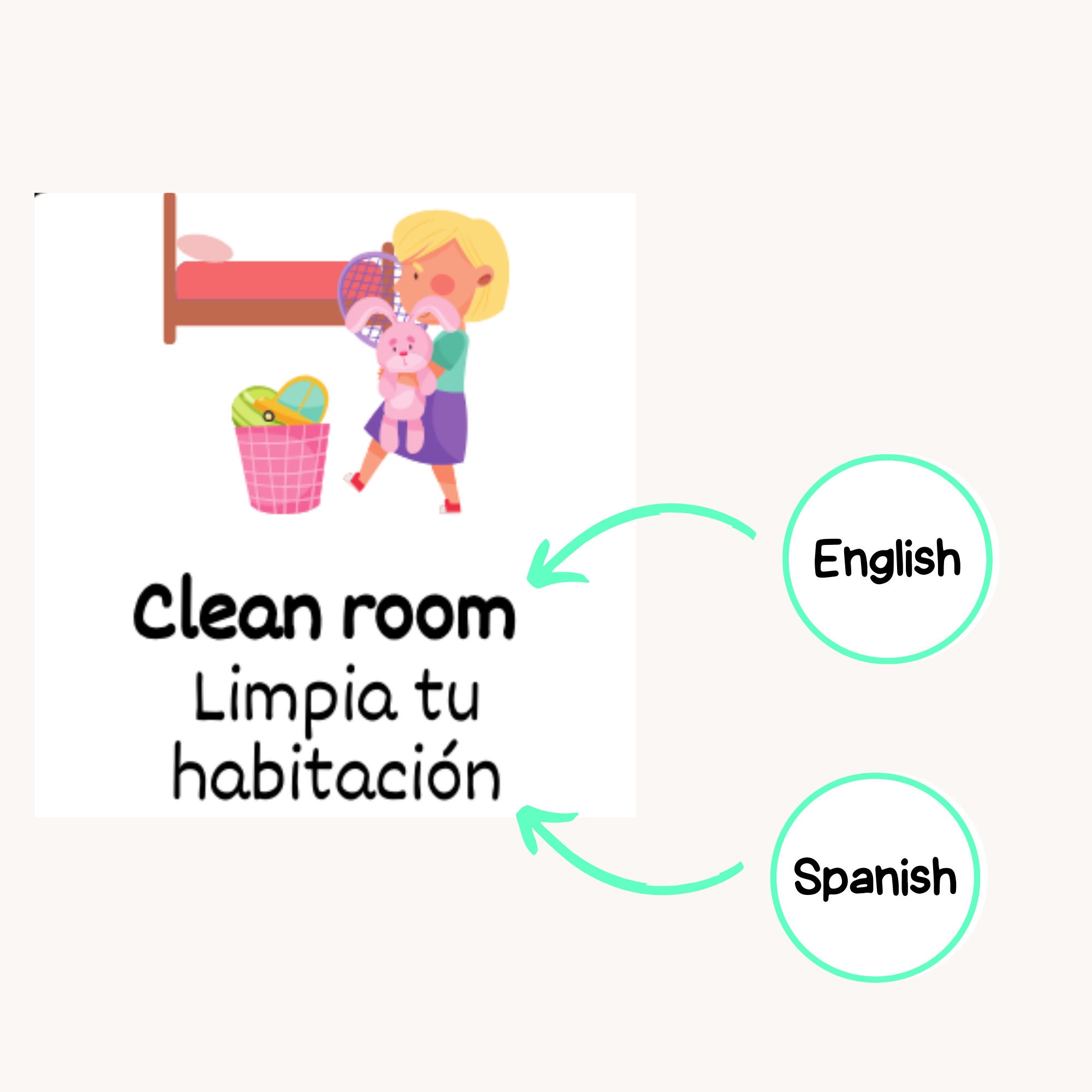 English Spanish First/then Board Visual Schedule Dual Language Visual ...