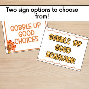 Turkey Theme Class Reward System: Positive Behavior Management - Etsy