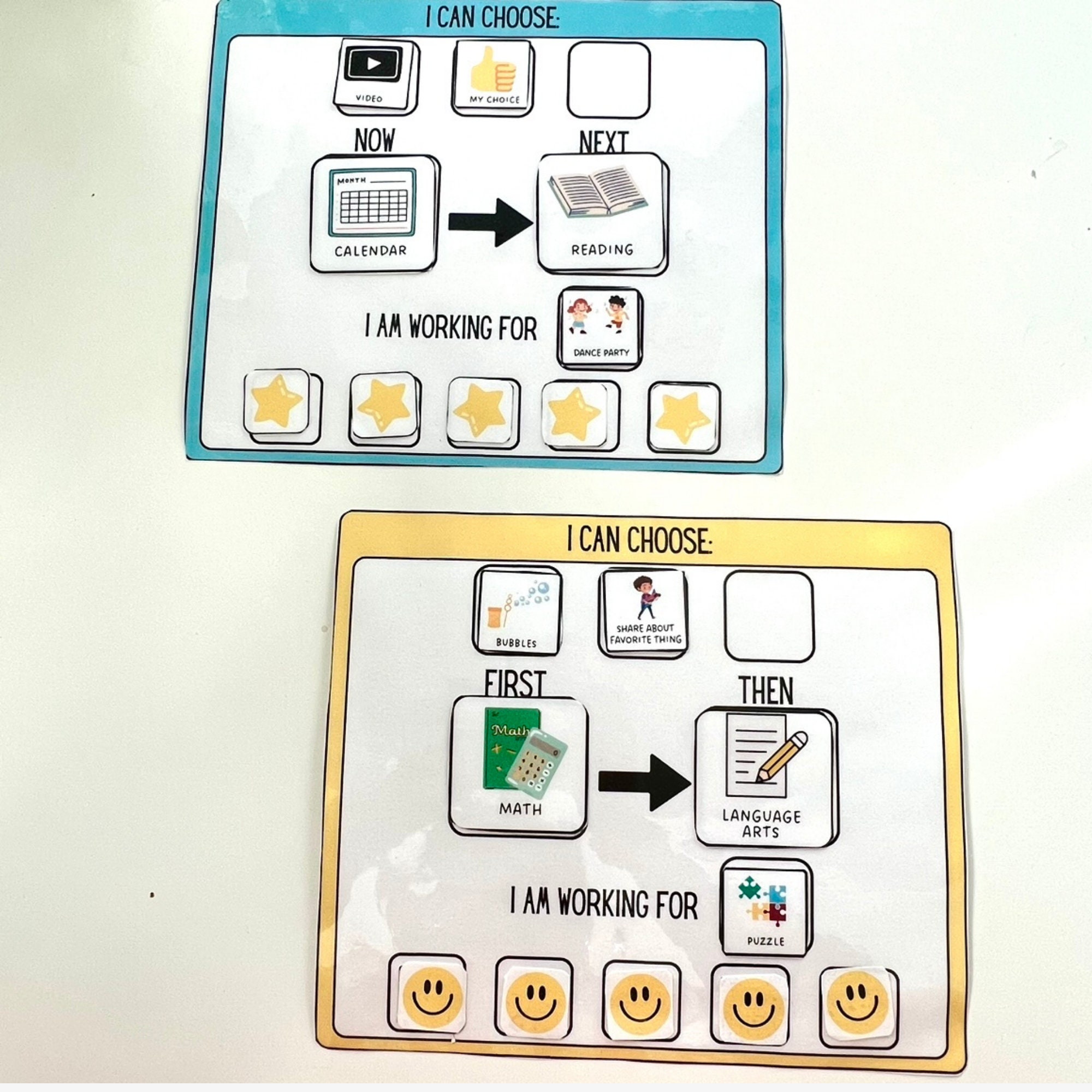 Printable First/then Board: Landscape Visual Schedule, Autism Support ...
