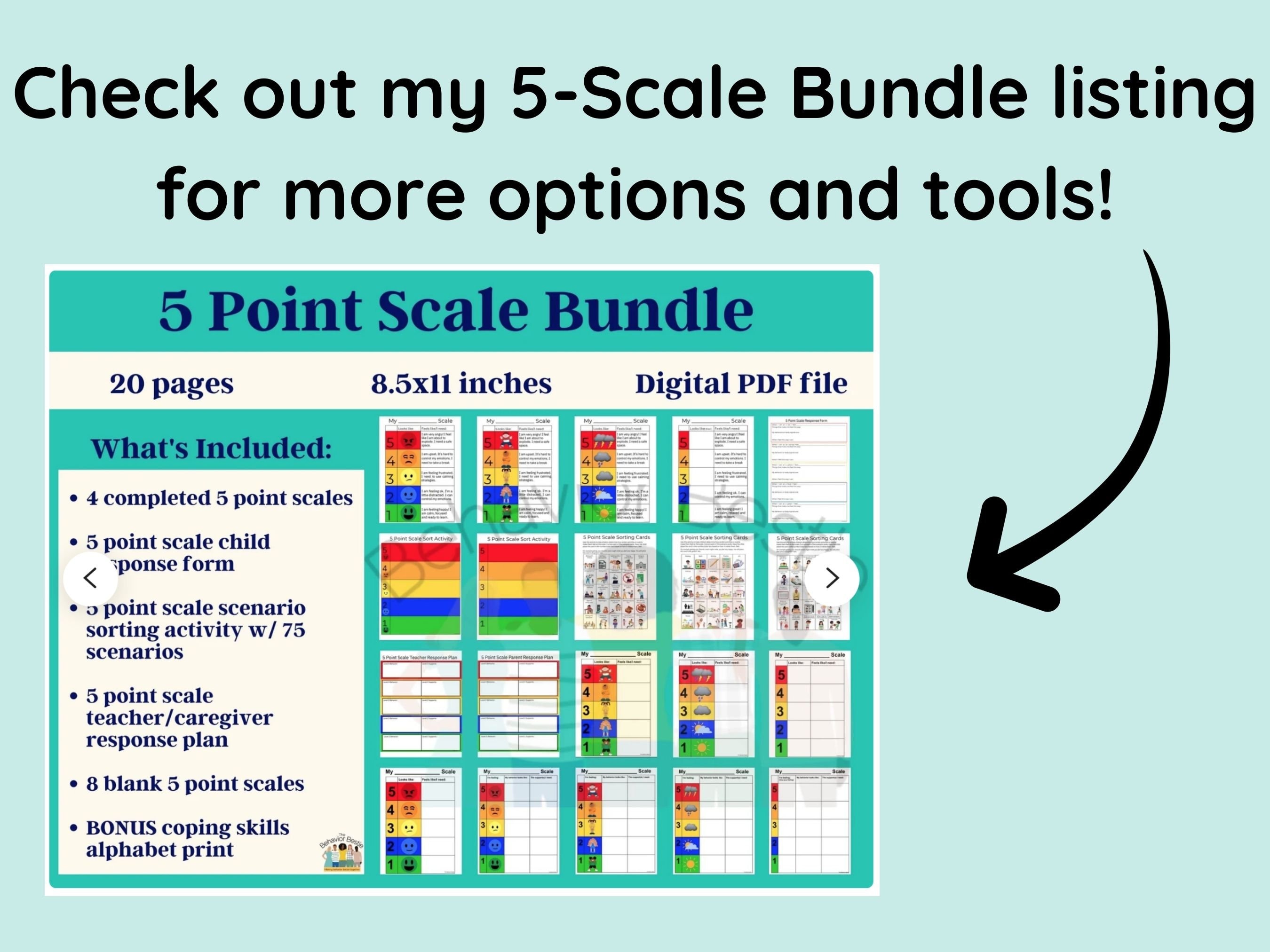 Digital 5-point Scale Incredible 5 Point Scale Behavior Scale Emotions ...