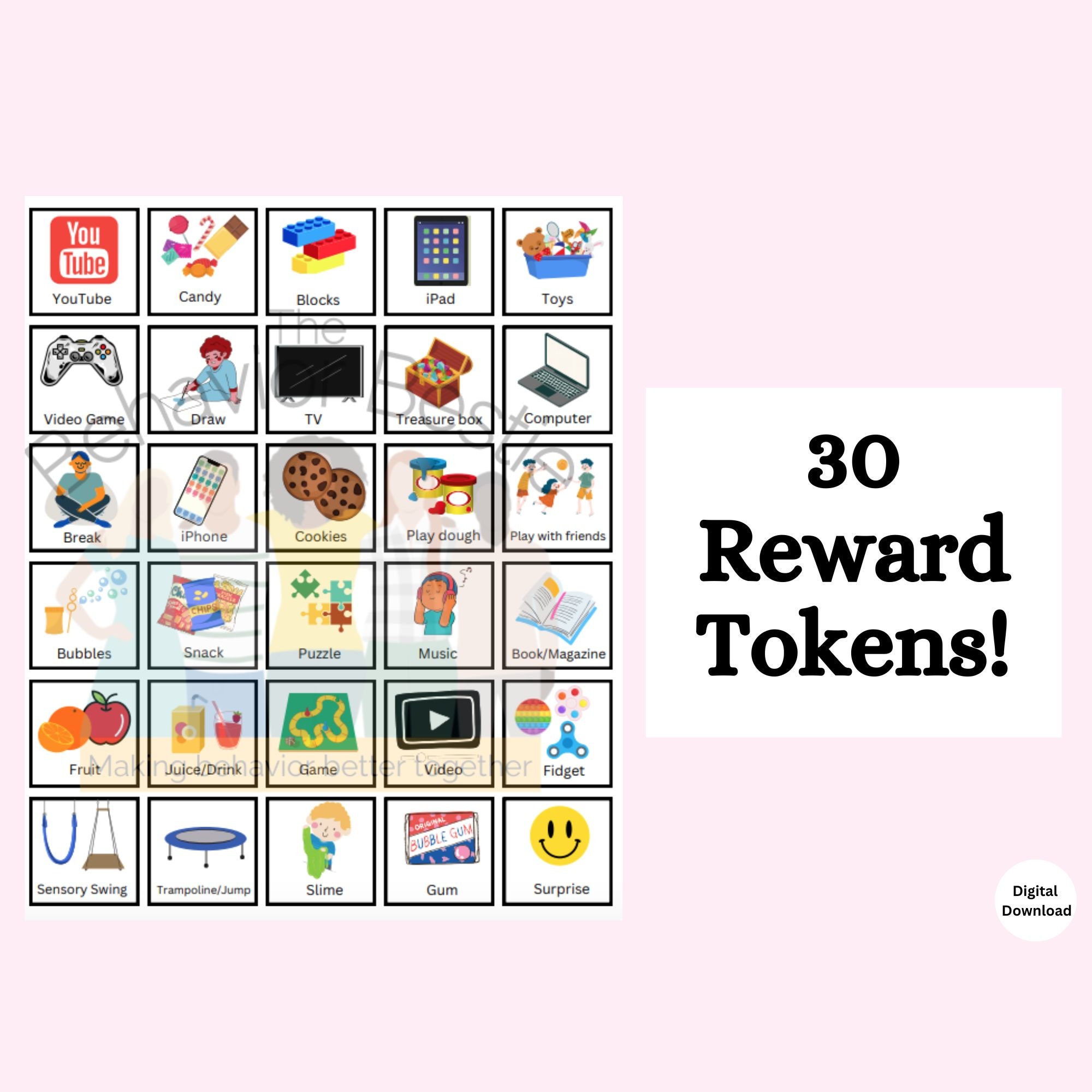 Princess Reward Chart for Positive Behavior, Princess Theme Behavior ...