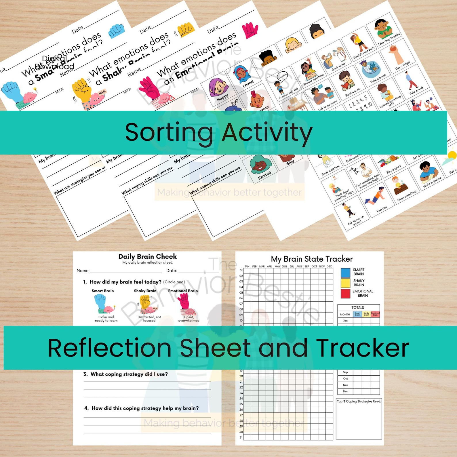 Printable Hand Model of the Brain, Upstairs and Downstairs Brain ...