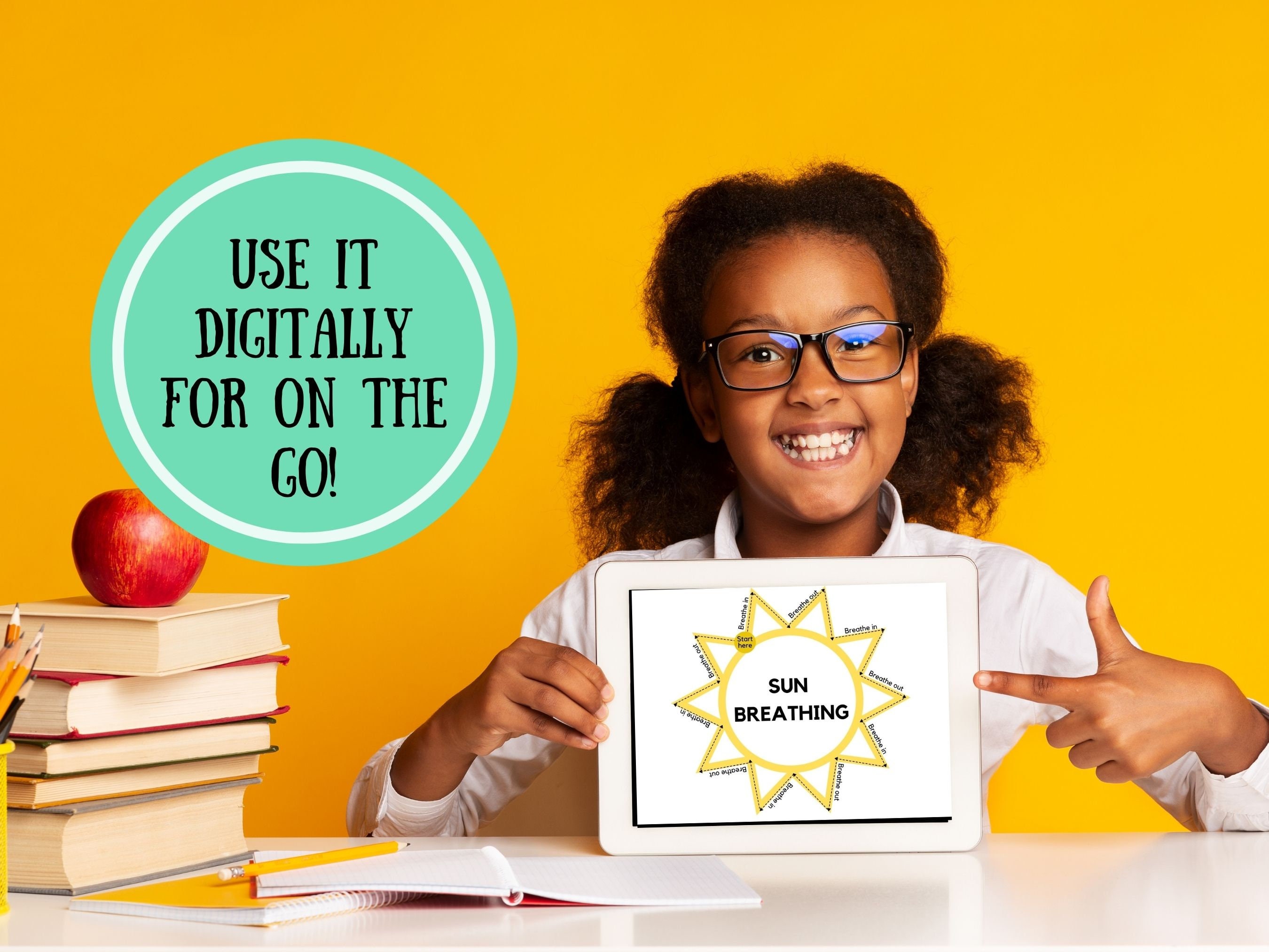 Finger Tracing Breathing Cards Digital Mindfulness Breathing Cards ...