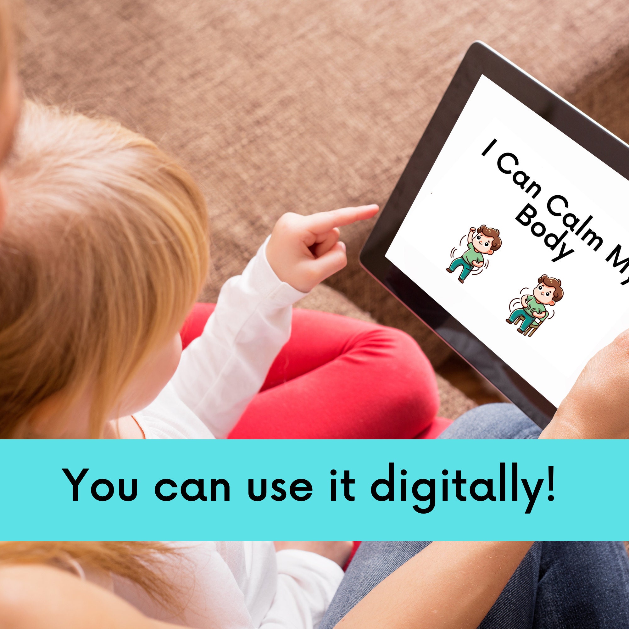 I Can Calm My Body, Social Skills Story for Kids - Etsy