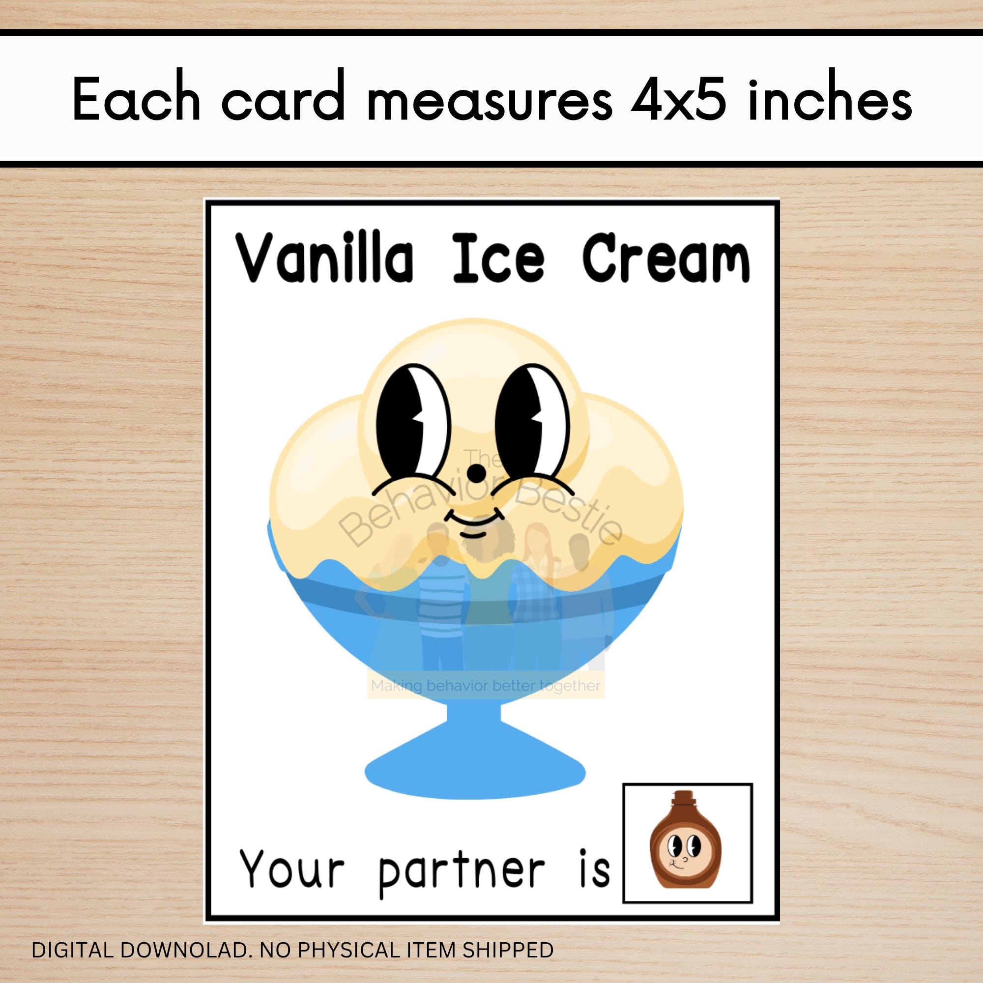 Food-themed Student Partner Cards: Classroom Pairing Activity (PDF ...