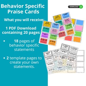 Student Praise Cards, Positive Teacher Notes for Students, Printable ...