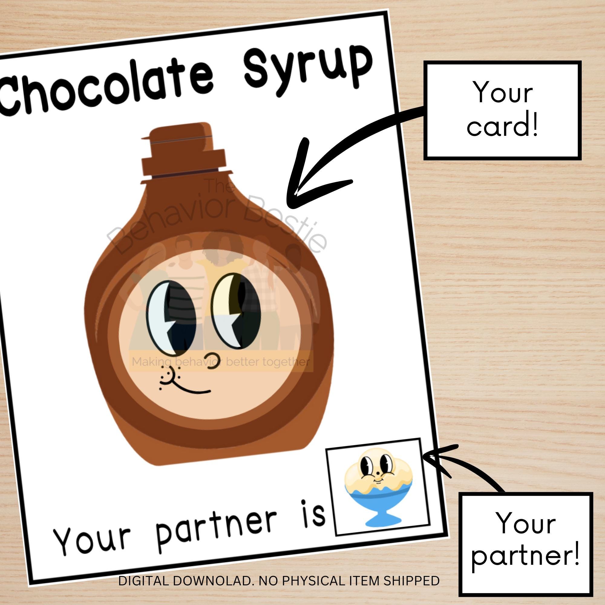 Food-themed Student Partner Cards: Classroom Pairing Activity (PDF ...