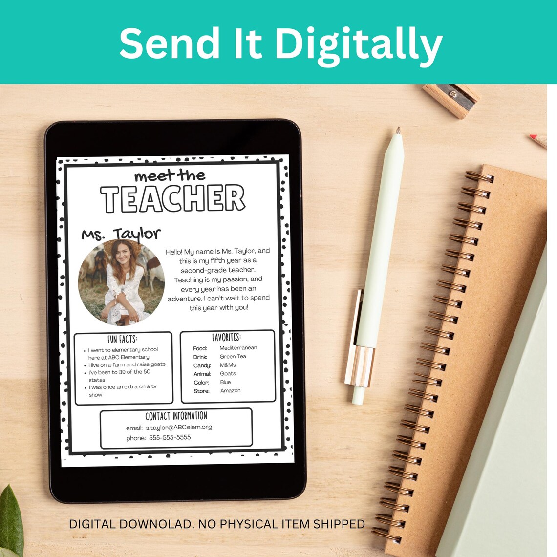 Editable Meet the Teacher Template: Canva, Google Slides, Powerpoint ...