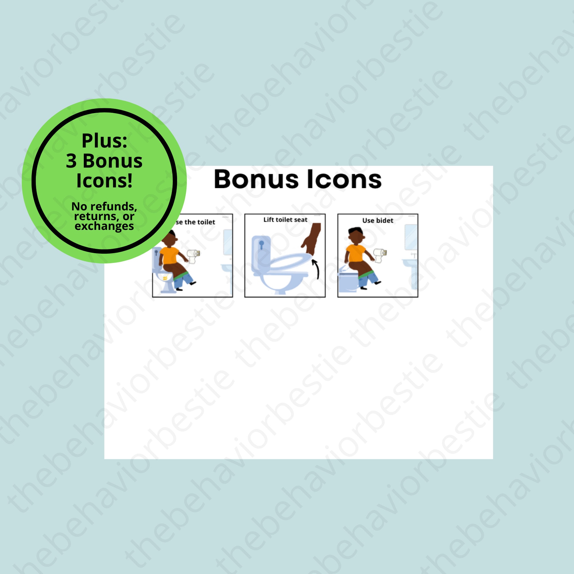 Boys Potty Training Visual Schedule: Bathroom Routine (digital Download ...